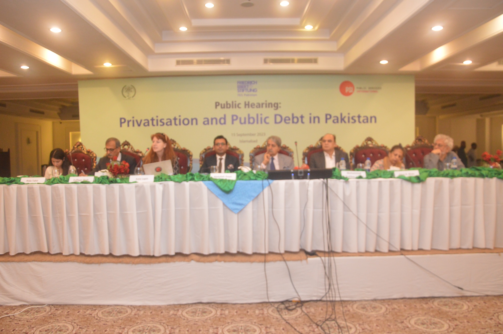 Islamabad - Public Hearing: Privatization and Public Debt in Pakistan